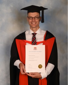 Dr Michael Byrom Graduates with PhD - The Baird Institute